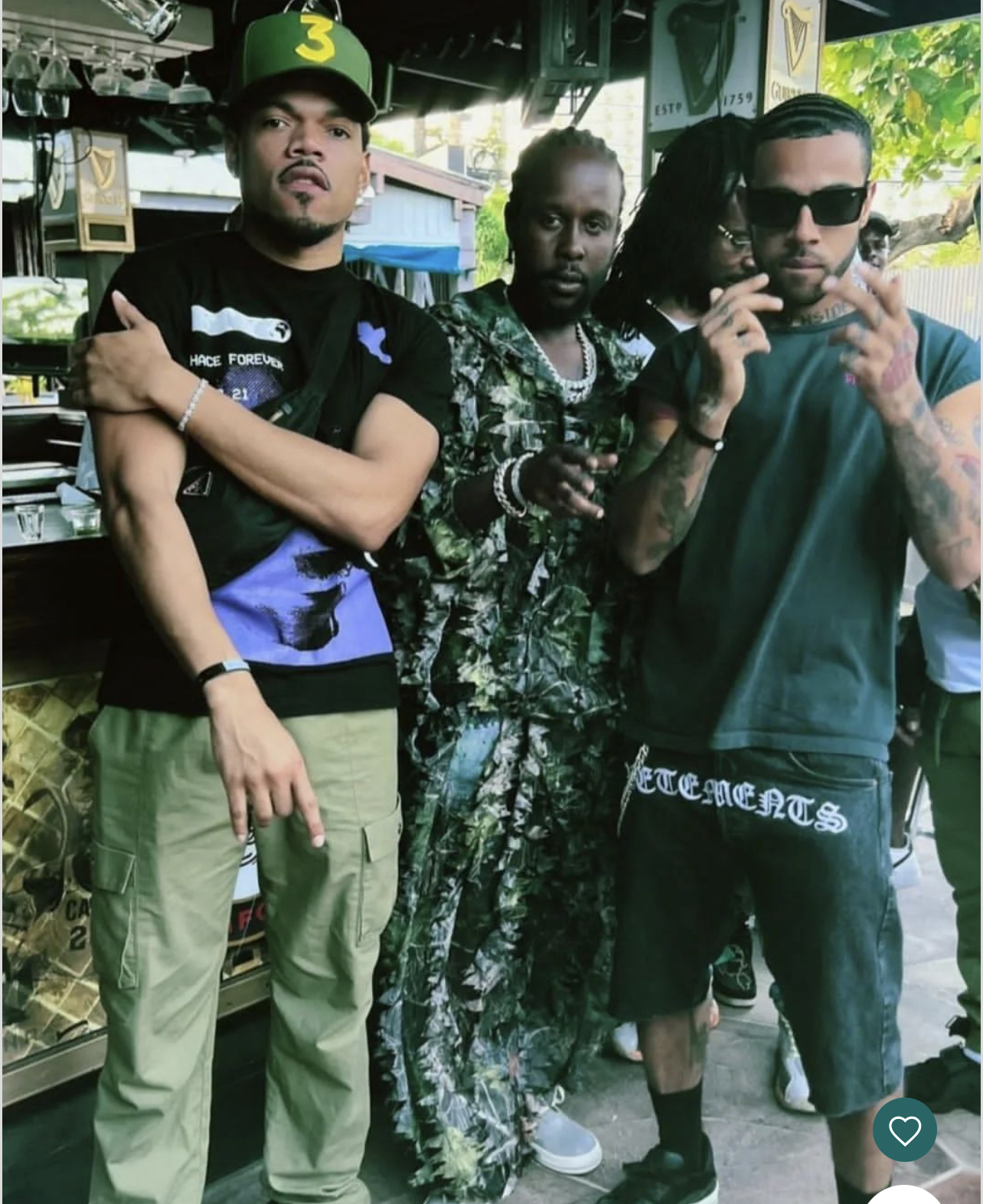 Chance the Rapper meets with Sizzla and Popcaan | One876Entertainment.com
